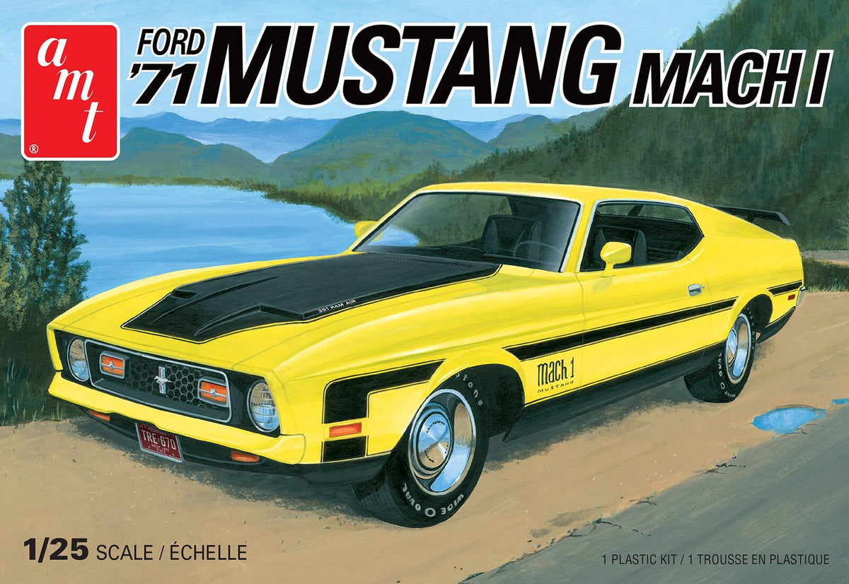AMT 1262M 1/25 Scale 1971 Ford Mustang Mach 1 — technohobbies.com.au