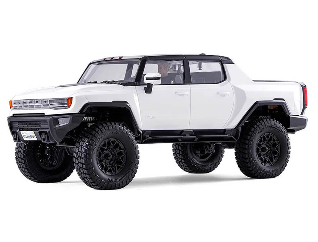 FMS FCX18 1/18 HUMMER EV RTR RC Crawler with Switchable 2 Speed Transm ...