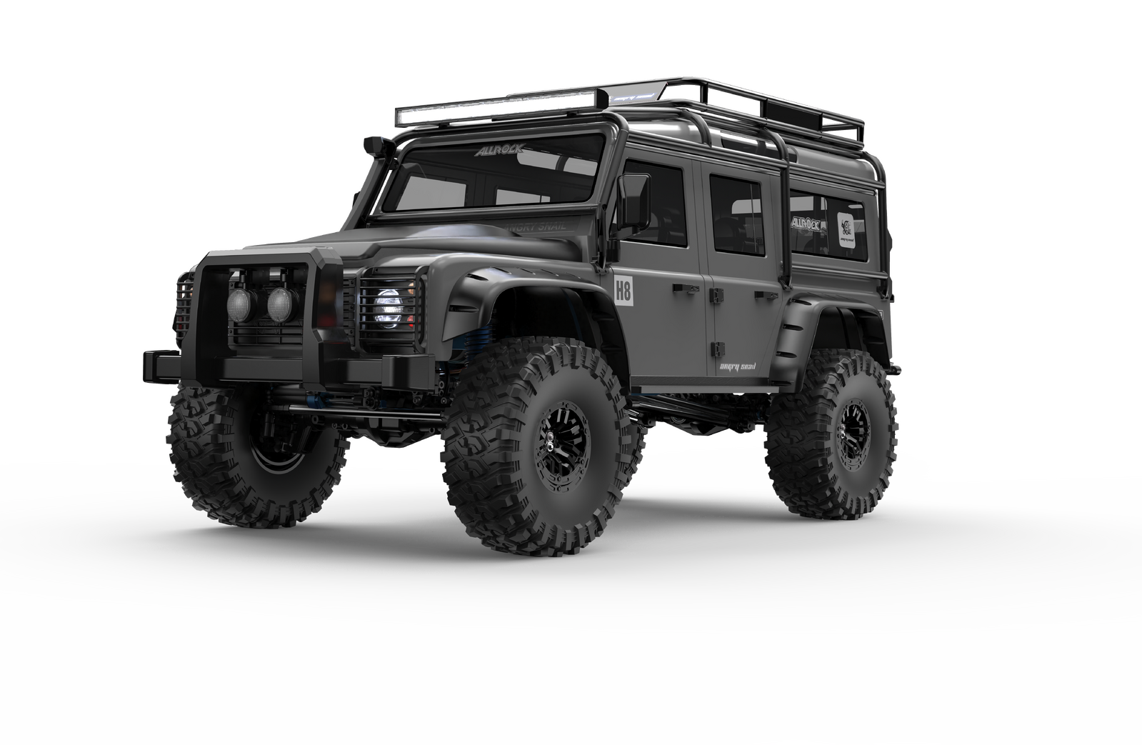 MJX All Rock H8H 4WD Brushless 1/8 Scale RC Crawler Defender - Just Ar ...