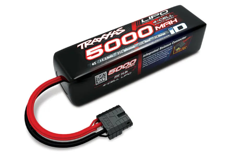 Traxxas Power Cell 14.8v 5000Mah 25C iD 4S LiPo Battery - 2889X ...