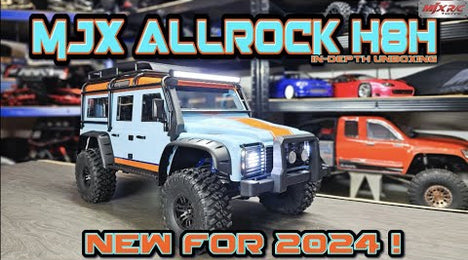 MJX All Rock H8H Defender 4WD Brushless 1/8 Scale Large RC Crawler — technohobbies.com.au