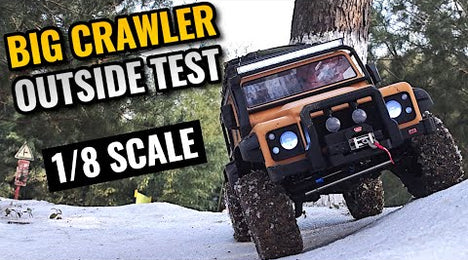 MJX All Rock H8H Defender 4WD Brushless 1/8 Scale Large RC Crawler ...