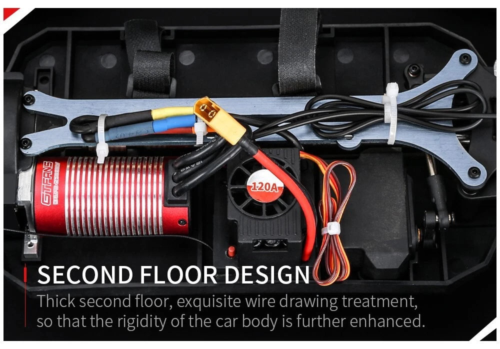 Hoshi Raptor 2 - 1/8 Scale 80+ Km/h Brushless 4WD RC Monster Truck - N ...