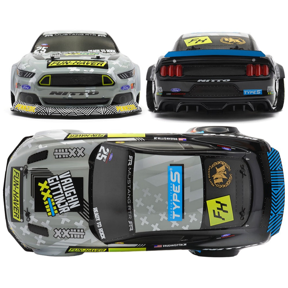 HPI 1/10 RS4 VGJR Fun Haver Mustang V2 RTR 4WD Electric Drift Car ...