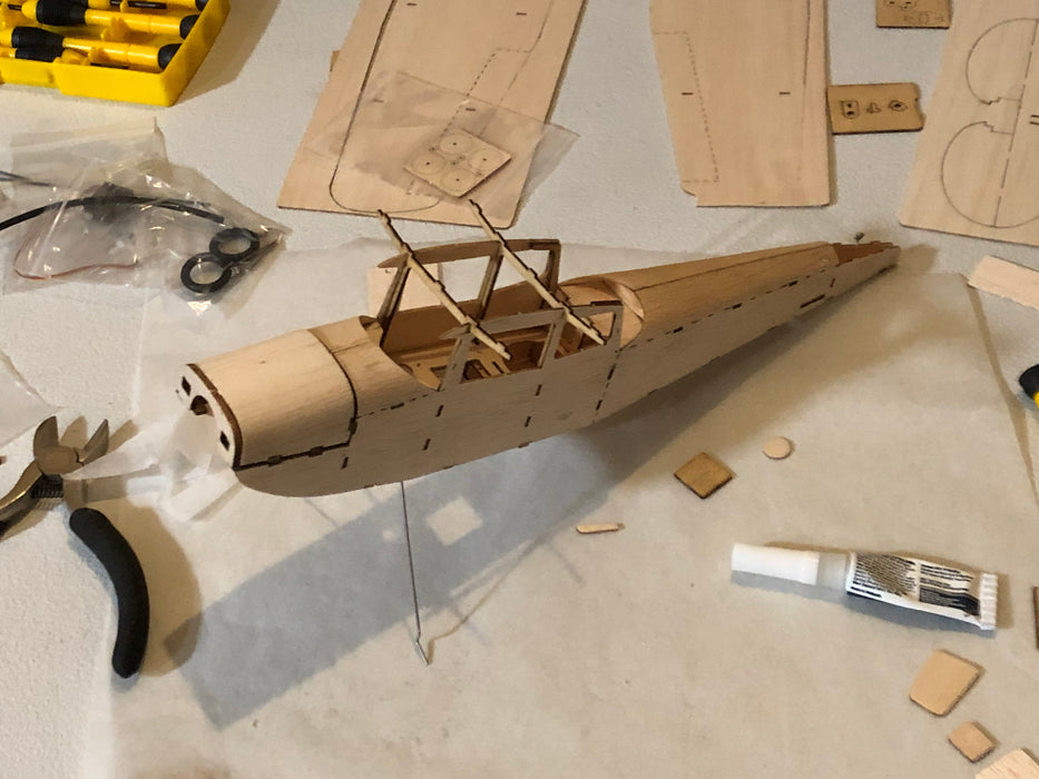 Balsa Wood Airplane Dancing Hobby F1501 Balsa Wood RC Airplane Kit ...